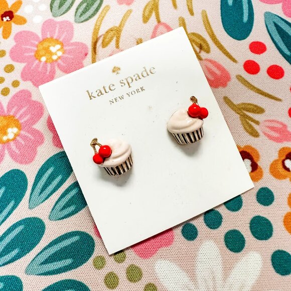kate spade | Jewelry | Nwt Kate Spade Magnolia Bakery Cupcake Stud ...